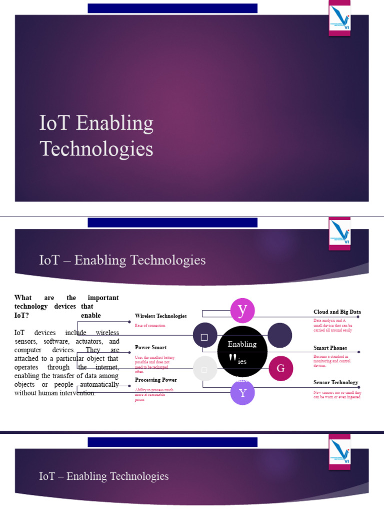 IoT Enabling Technologies Overview | PDF | Cloud Computing | Software ...