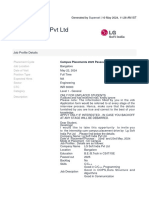 LG Soft India Company Overview | PDF