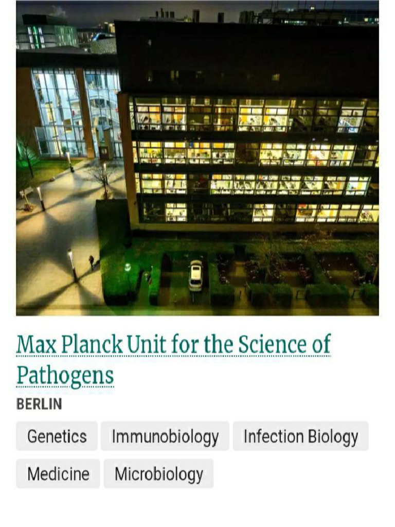 Max Plank Unit For Science Berlin | PDF