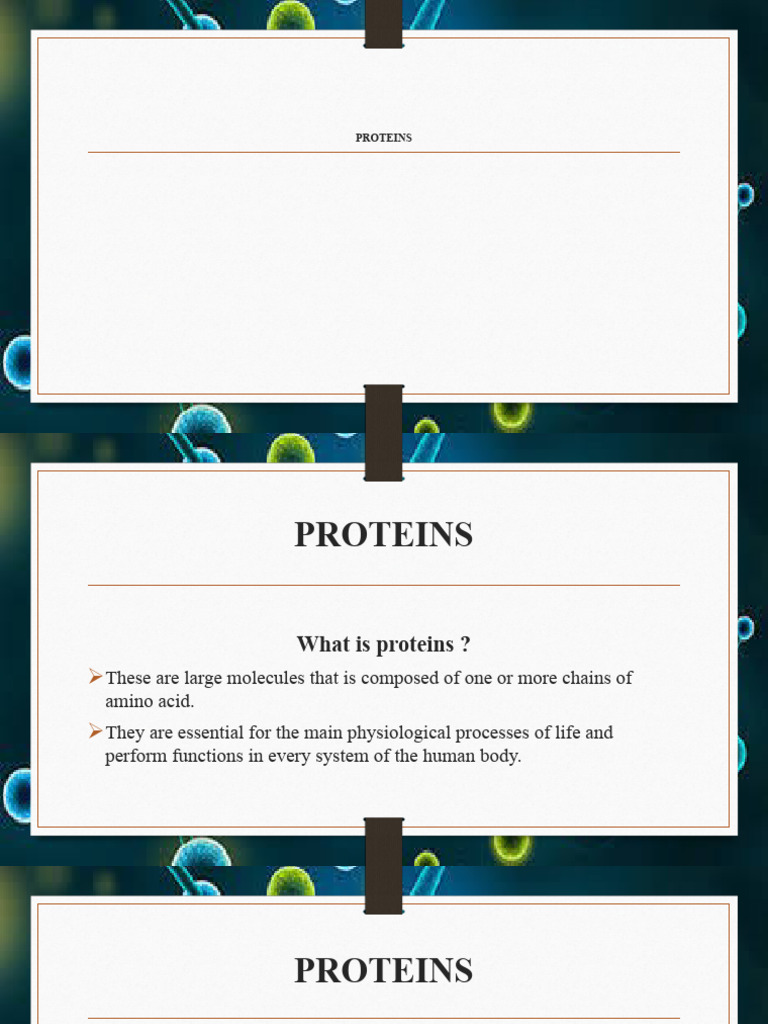 Proteins | PDF | Amino Acid | Proteins