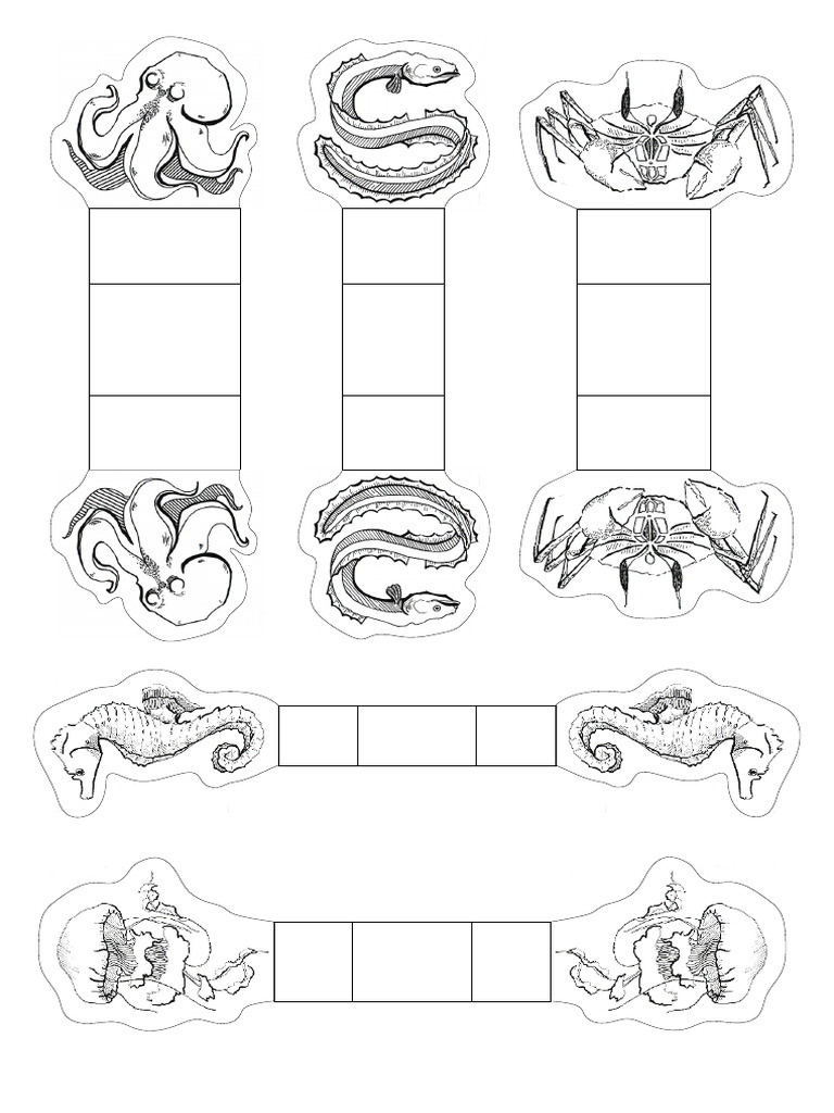Humarin-Figurinedécoupe A4 2pages Rseul Noir | PDF