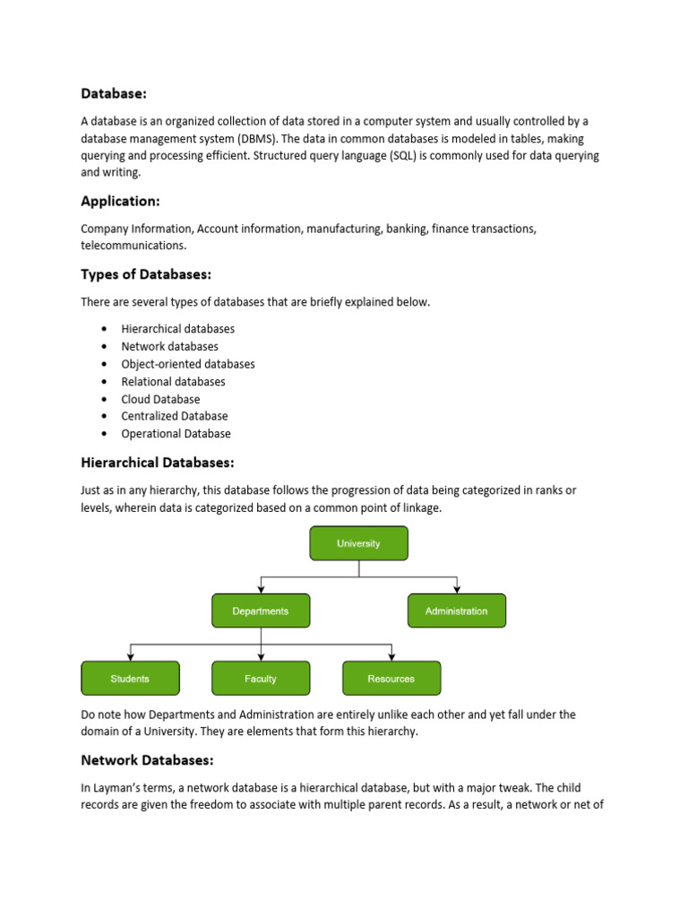 Database | PDF | Databases | Cloud Computing