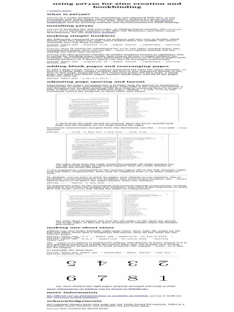 pdfjam_booklet | PDF | Software | Computing
