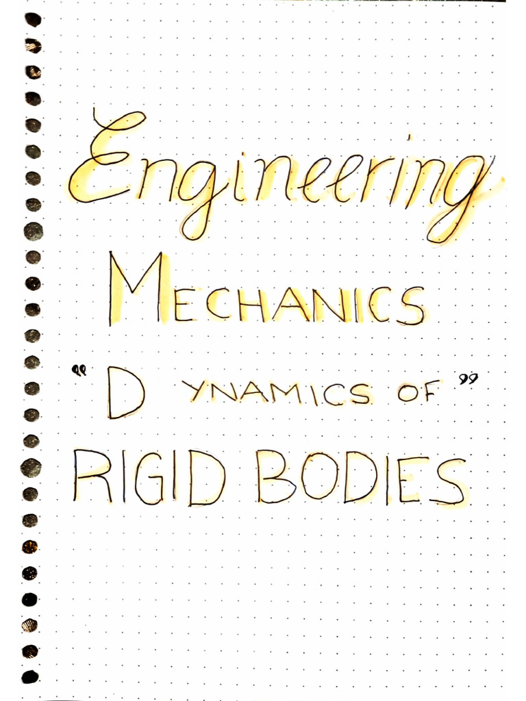 Engineering Dynamics | PDF