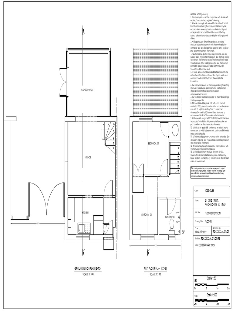 Existing Proposed Plans Elevations-3393201 | Download Free PDF | Wall ...