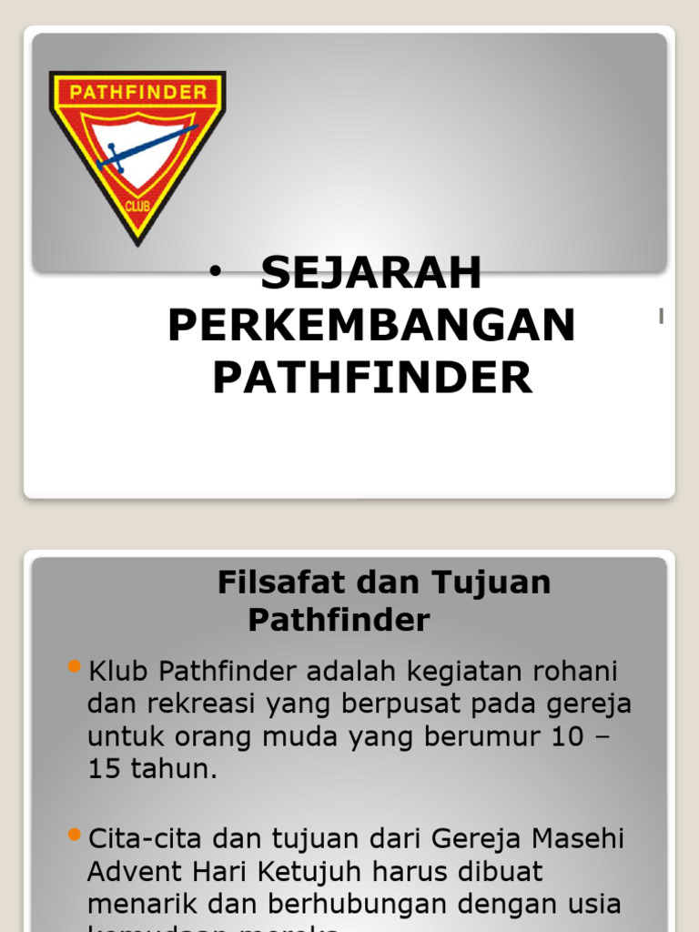 Sejarah Dan Perkembangan Pathfinder | PDF