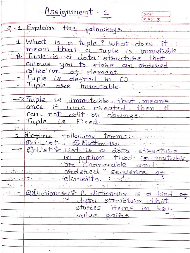 Pyt Assignment 1 | PDF