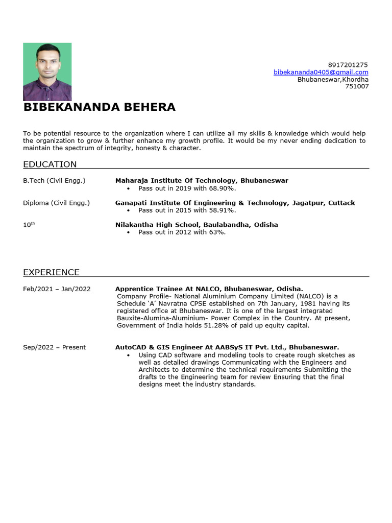 Bibek CV | PDF | Engineering
