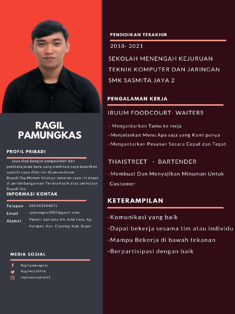 CV Ragil Pamungkas | PDF