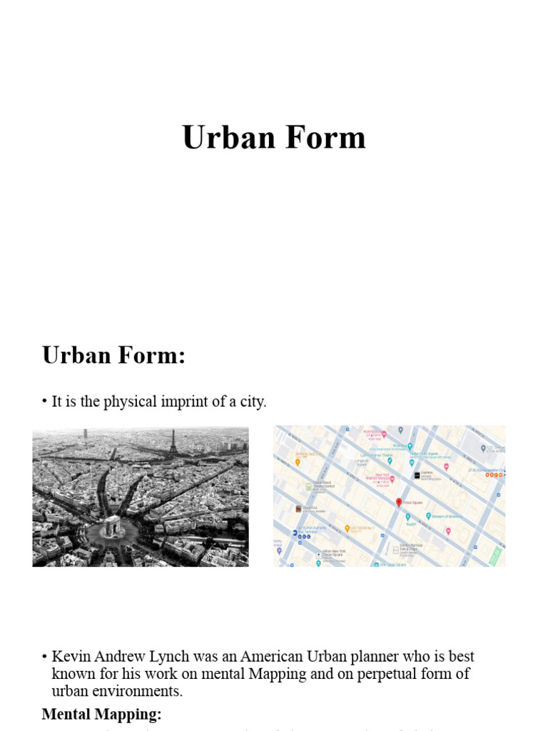 Urban Form | PDF