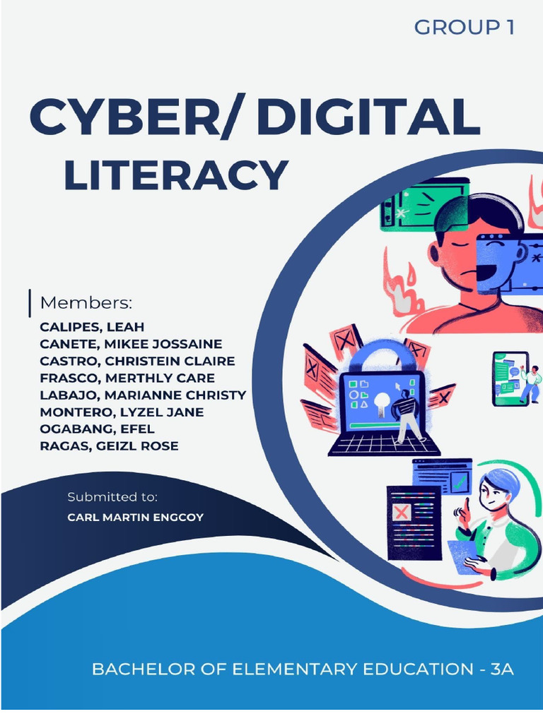 Report Outlne About Cyber Digital Literacy | PDF | Computer Security ...