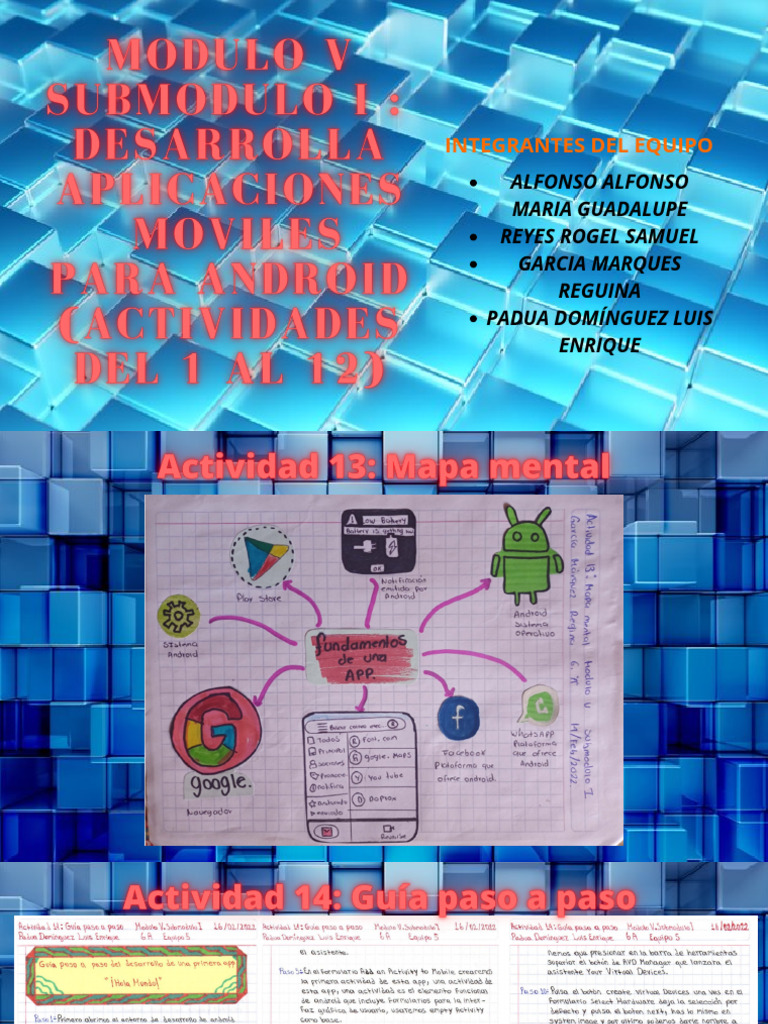 MODULO V Submodulo I DESARROLLA APLICACIONES MOVILES PARA ANDROID ...