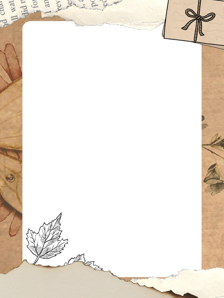 Brown Vintage Page Border | PDF