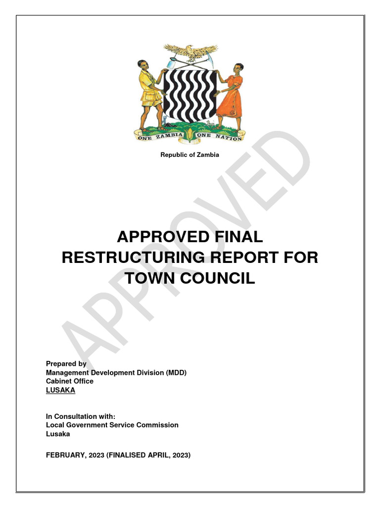 Final Approved Final Restructuring Report-Town Councils - July 2023 ...