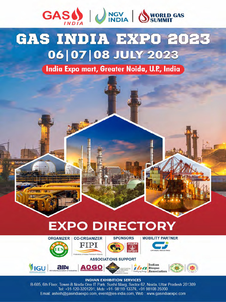 Gas India Expo 2023 Overview and Exhibitors | PDF | Liquefied Natural ...