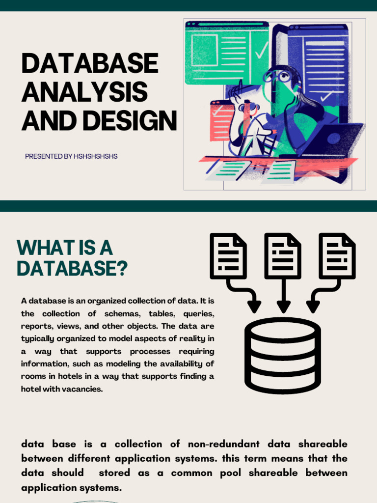 Blue Modern Security and Technology Presentation | PDF | Databases | Relational Database