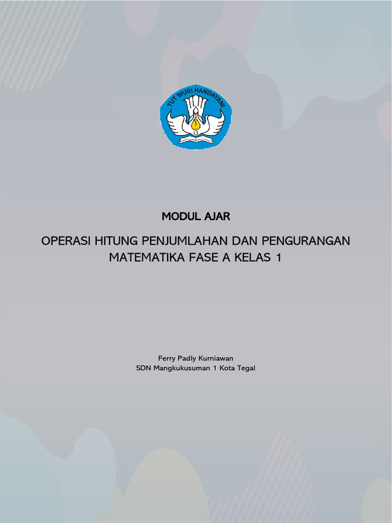 Modul Ajar Penjumlahan dan Pengurangan SD | PDF
