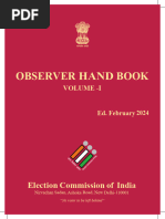 Observer Handbook for 2024 Elections | PDF | Electronic Voting ...
