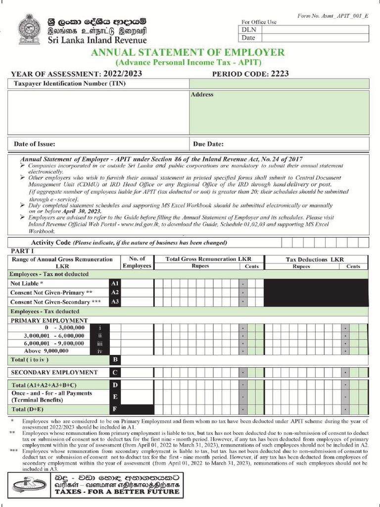 Asmt Apit 001 e | PDF