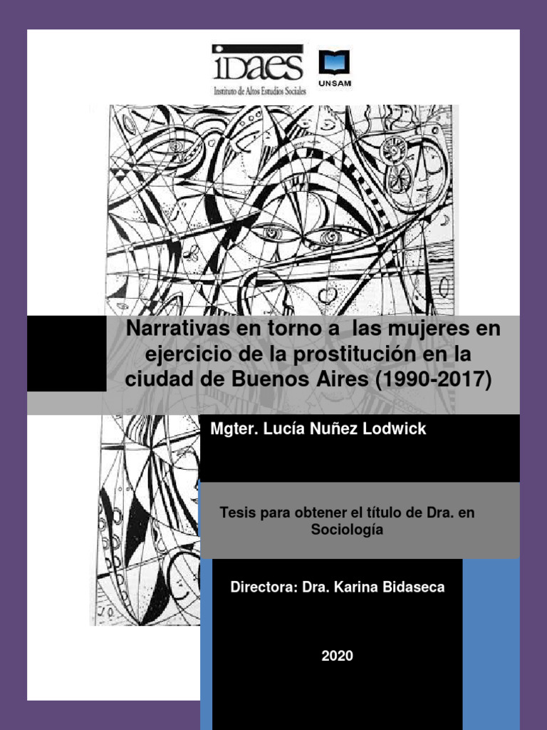 Narrativas en torno a las mujeres en ejercicio de la prostitución en la ciudad de Buenos Aires ...