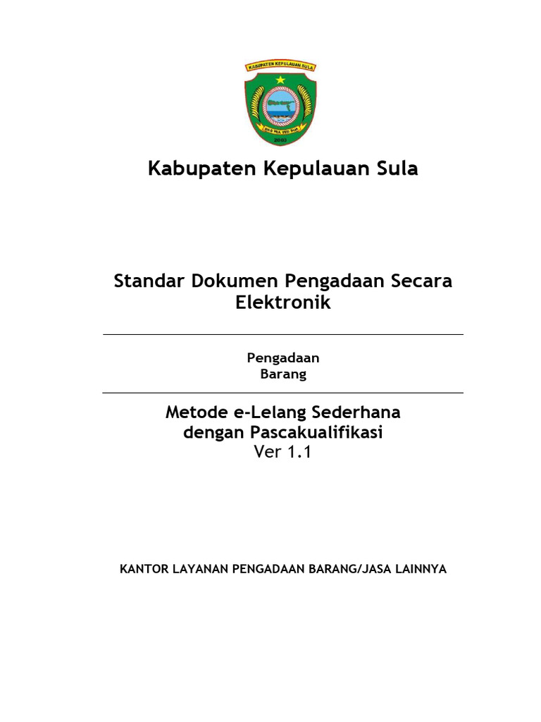 SDB - Pengadaan Buku Ilmu Pengetahuan Umum (SD) | PDF