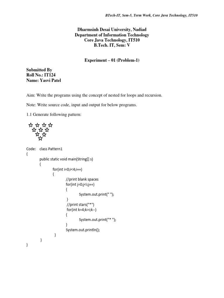 Dharmsinh Desai University, Nadiad Department of Information Technology ...