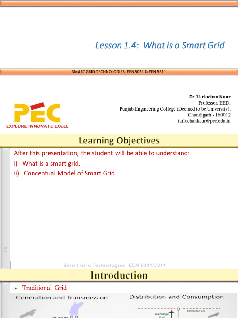 What Is A Smart Grid Part 1 | PDF