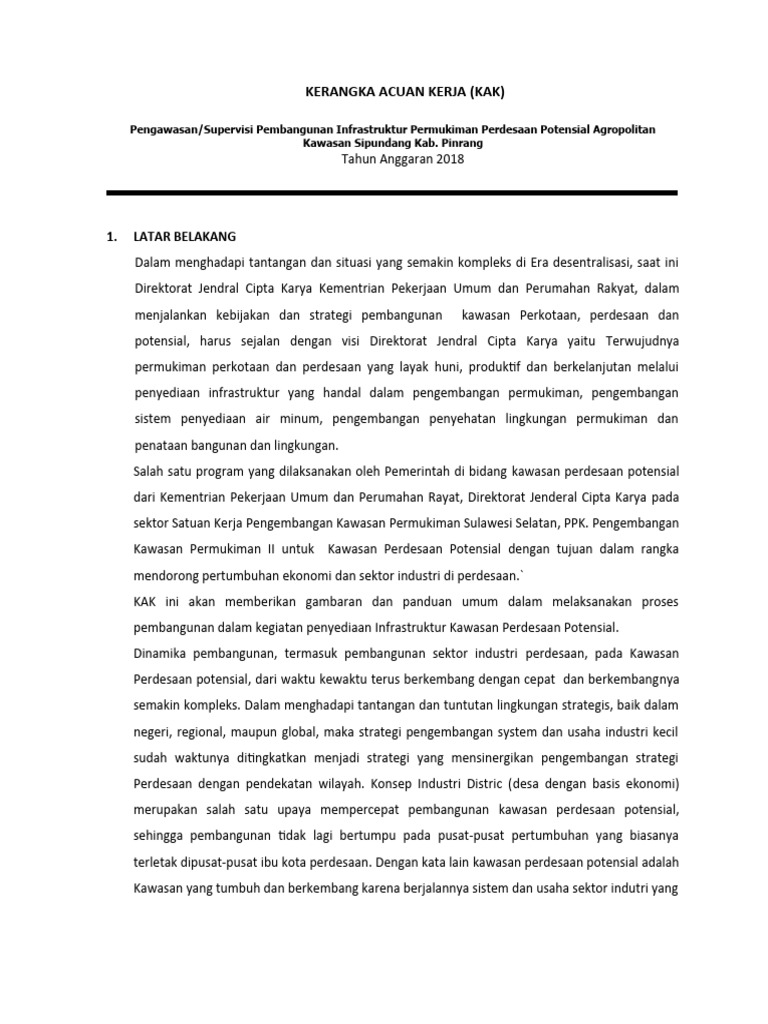 KAK Kab. Pinrang | PDF