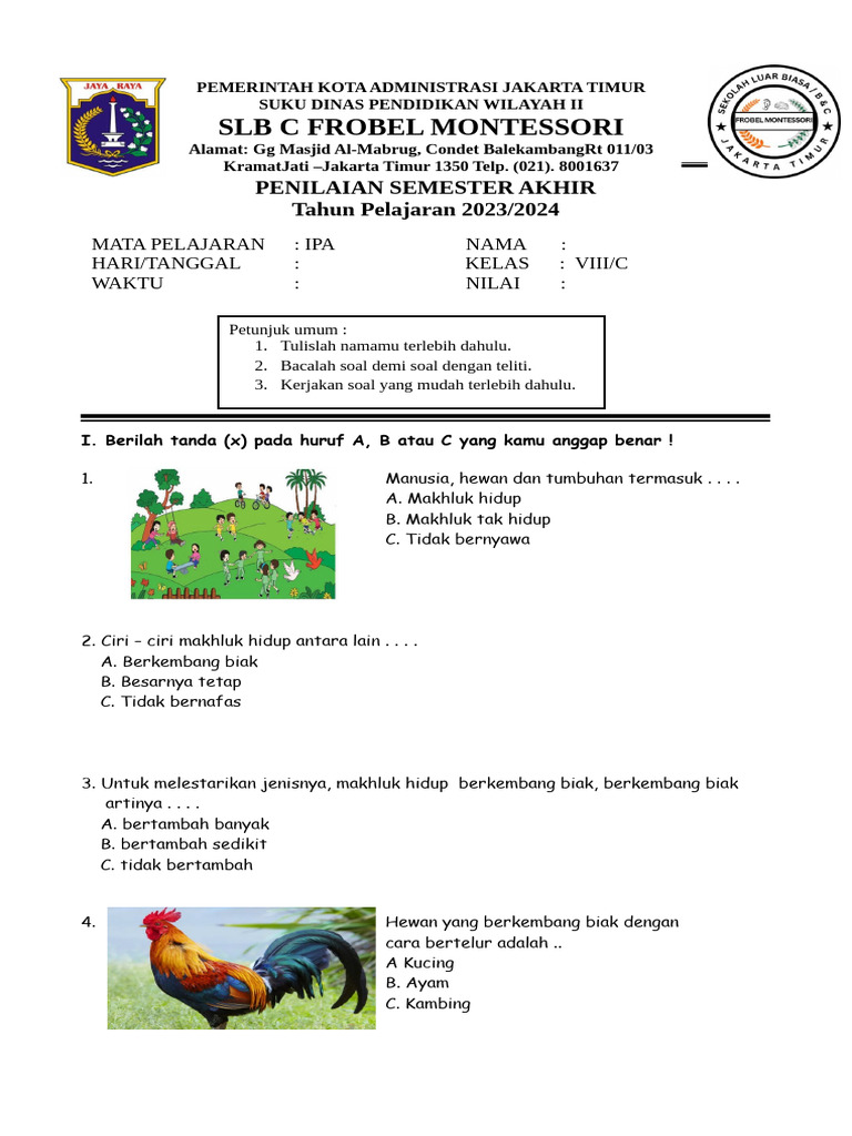 UAS IPA C SMT 2 2024 | PDF