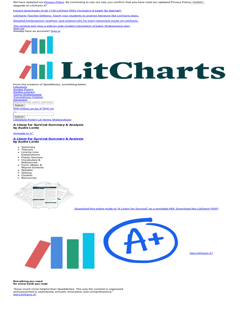 A Litany For Survival - 230605 - 161050 - 230610 - 06580 - 230820 ...