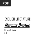 Brutus: A Tragic Hero in Caesar | PDF | Julius Caesar | Roman Republic