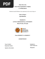 Internship Report Acknowledgement Sample | PDF