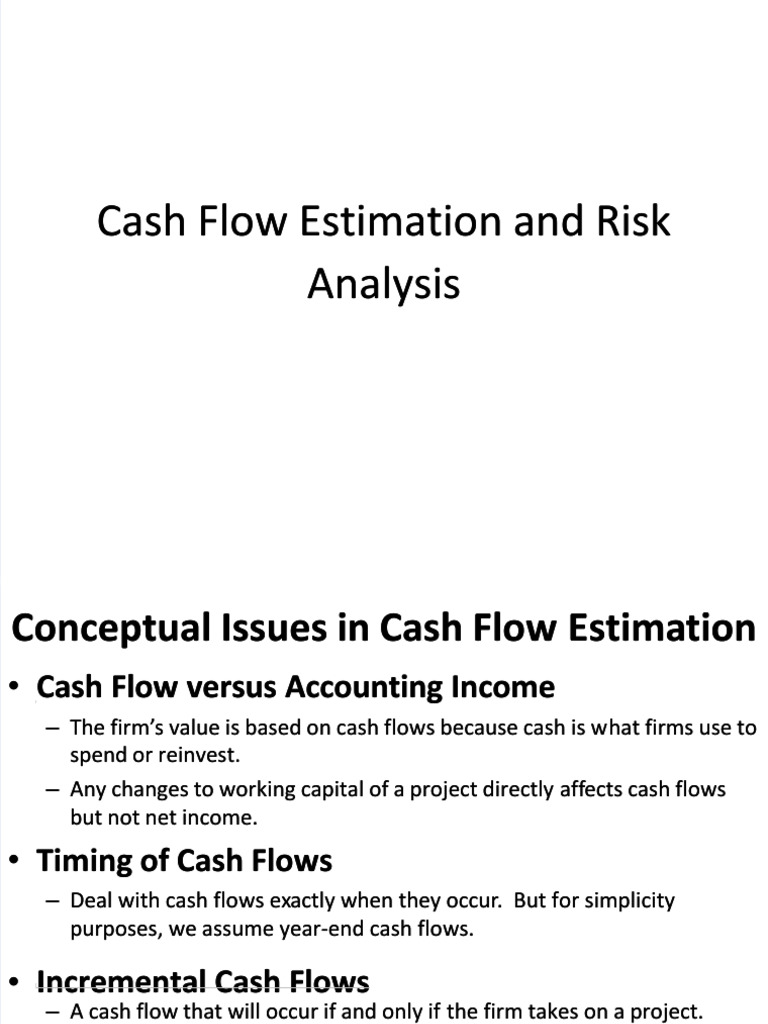 Cash Flow Estimation Insights | PDF | Externality | Risk