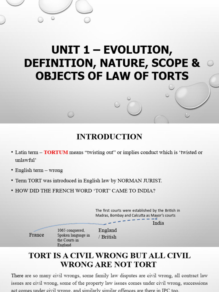 Unit 1 Final | PDF | Tort | Negligence