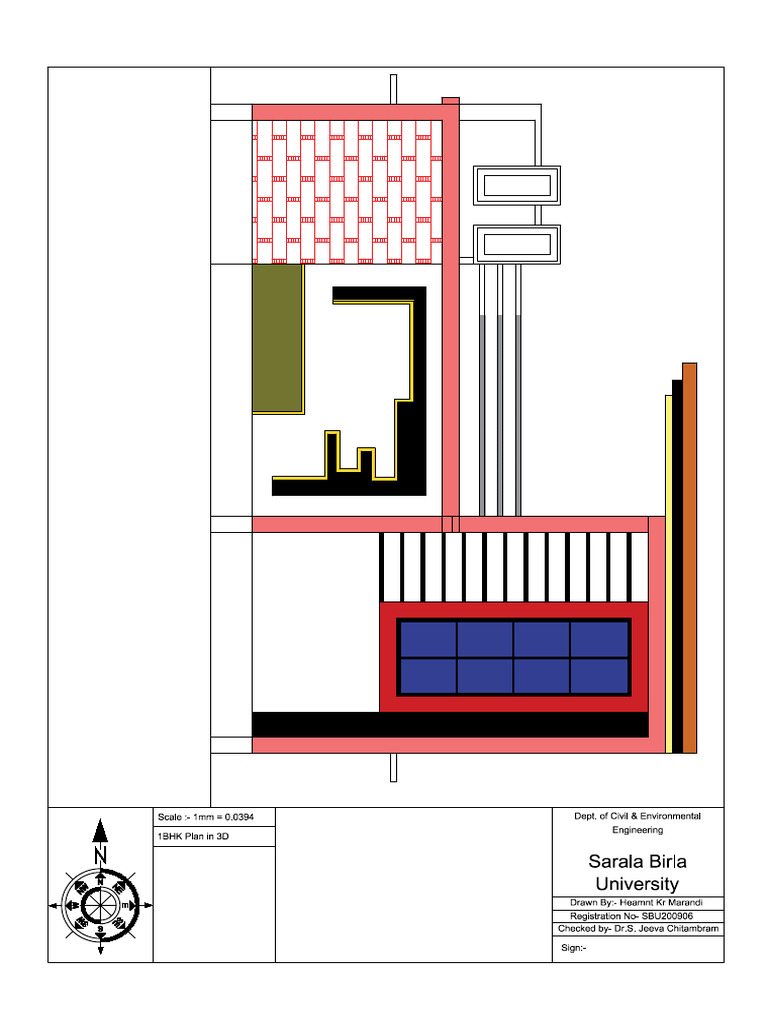 1BHK Hemant 3D-Model | PDF