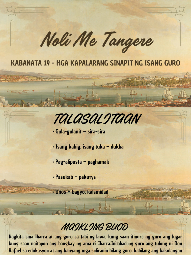 Kabanata 19 - Noli Me Tangere | PDF