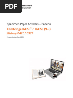 0457 Specimen Paper Answers Paper 1 (For Examination From 2025) | PDF ...