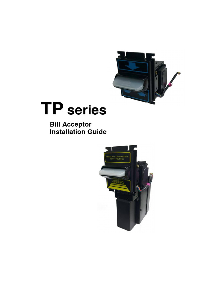 TP Series - Bill Acceptor Installation Guide | PDF | Switch ...