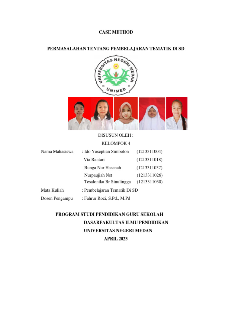 Case Method Kel 4 - Pembelajaran Tematik | PDF