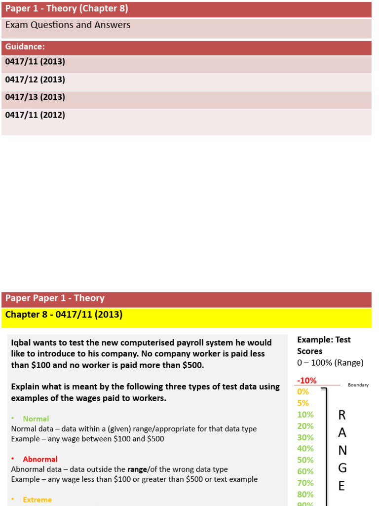 Chapter 8 - Exam Questions | PDF | Password | Formal Verification