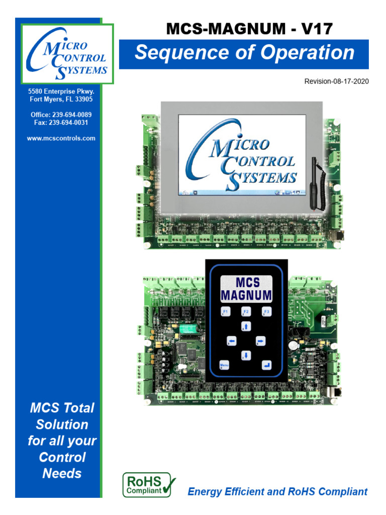 Magnum Chiller Software Sequence of Operations | Download Free PDF ...
