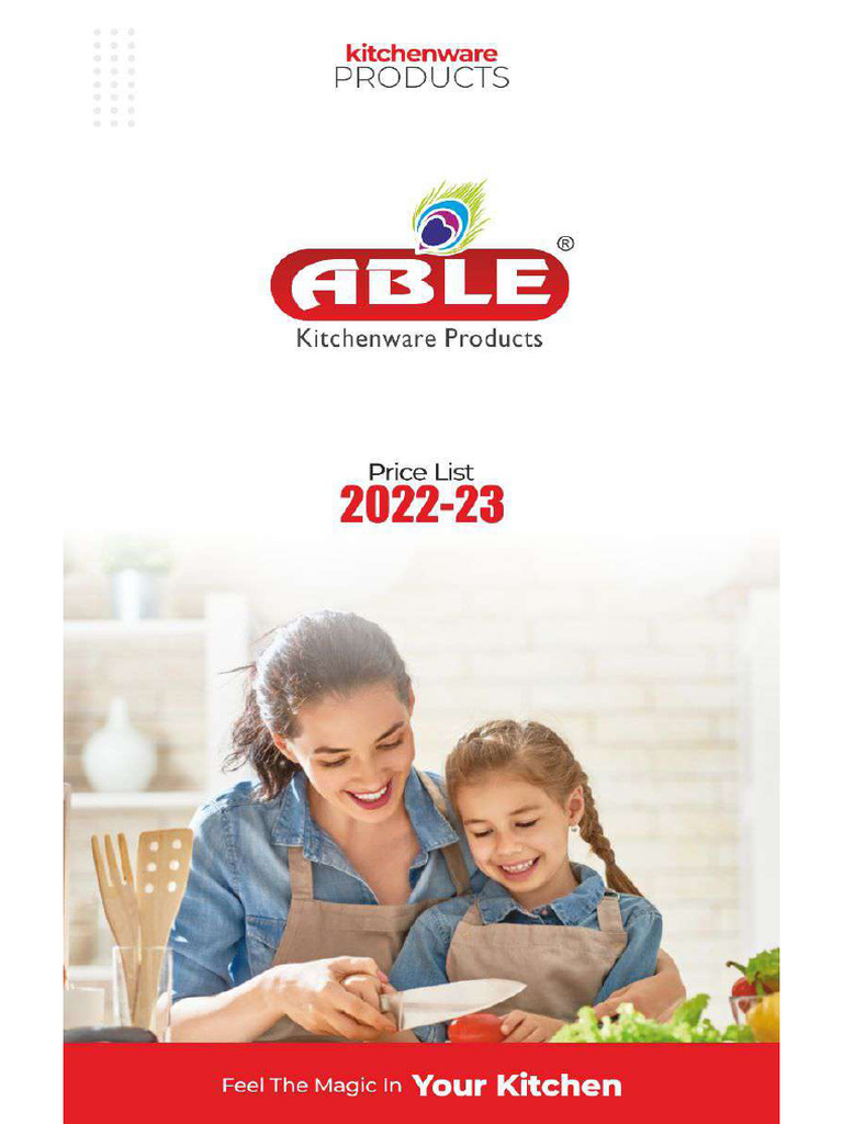 Able Kitchenware Catalogue 2023-23 | PDF | Domestic Implements