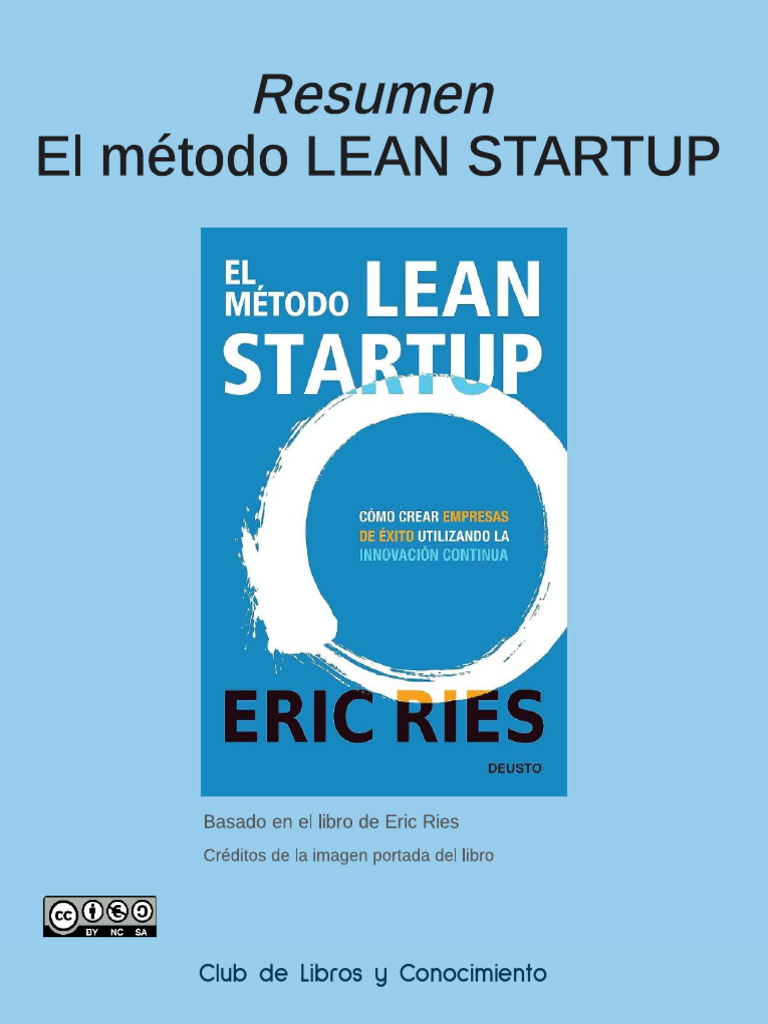 El Método Lean Startup | PDF | Lean Startup | Empresa de inicio