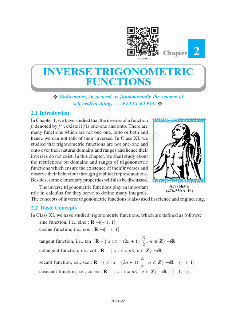 Lemh 102 | PDF | Trigonometric Functions | Function (Mathematics)