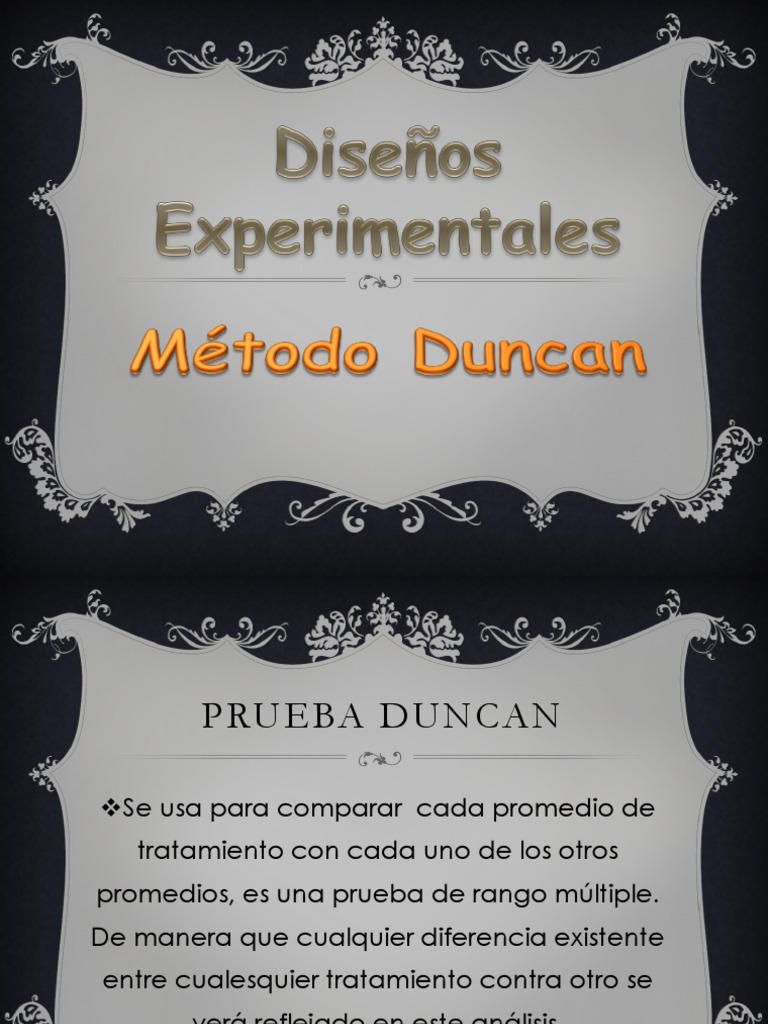Prueba de Duncan: Comparación de Medias | PDF | Conjunto (Matemáticas ...