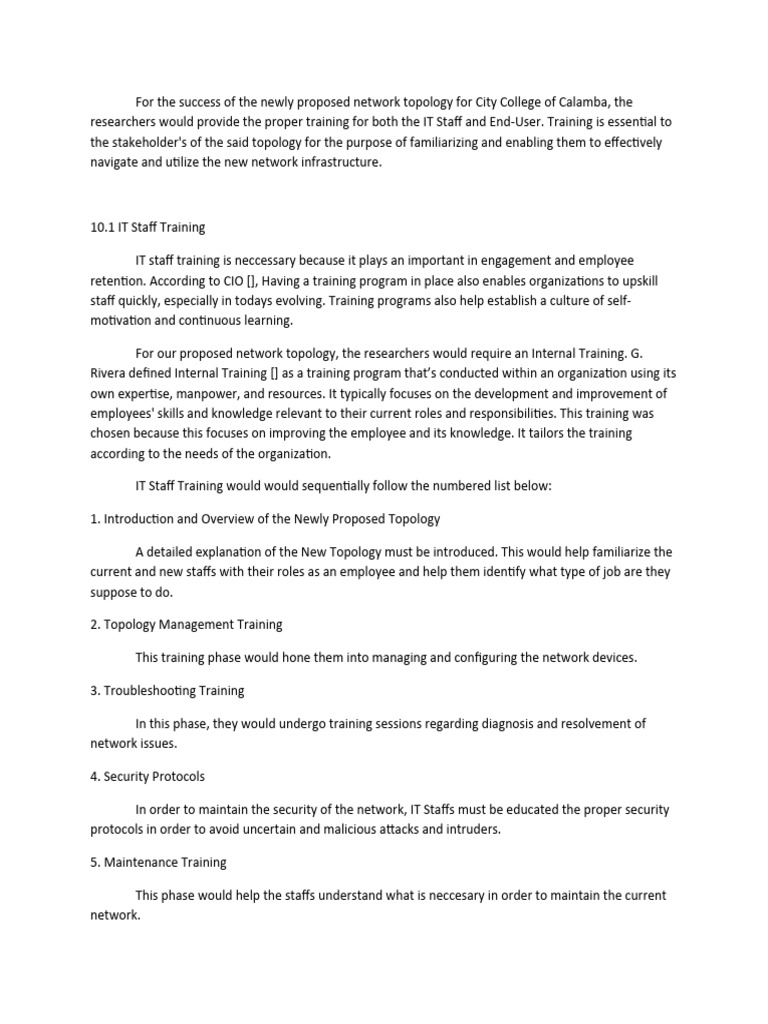 TRAINING | Download Free PDF | Educational Technology | Network Topology