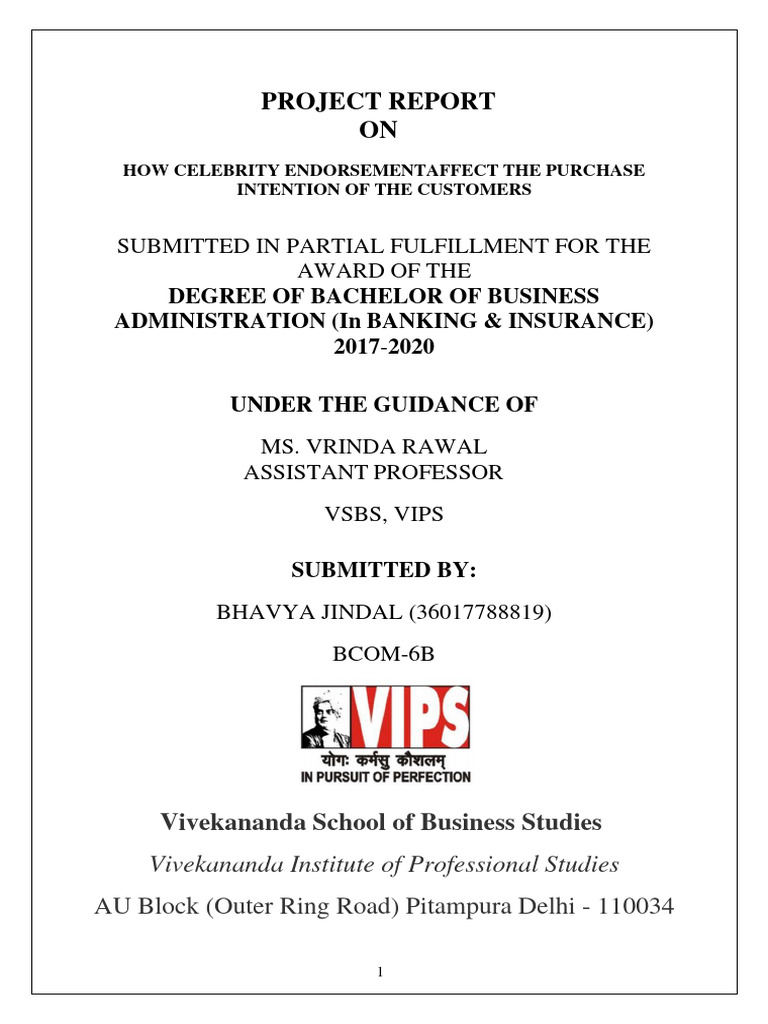 Bhavya Jindal (36017788819) RP Project | PDF | Behavior | Survey ...