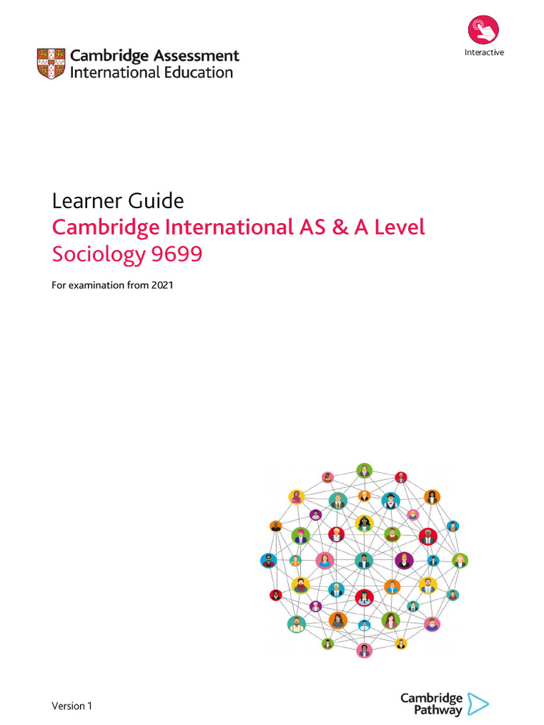 A Level Sociology 9699 Learner's Guide | PDF | Sociology | Socialization