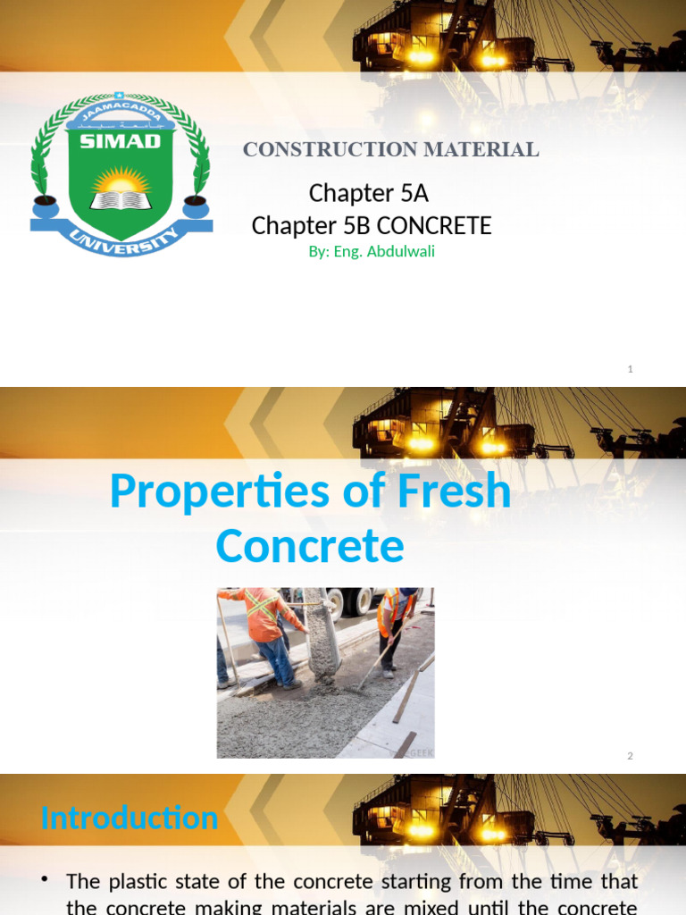 Chapter 5B Concrete | PDF | Concrete | Deformation (Engineering)