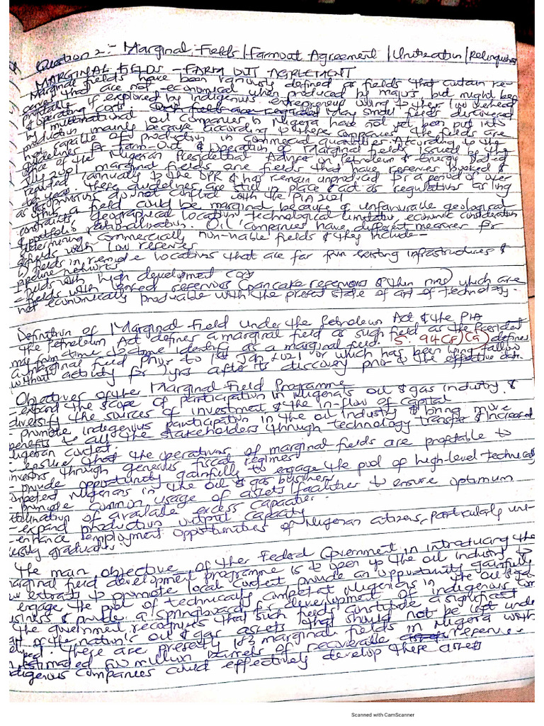 Marginal Fields-FarmOut-Relinquishment-Unitization | PDF